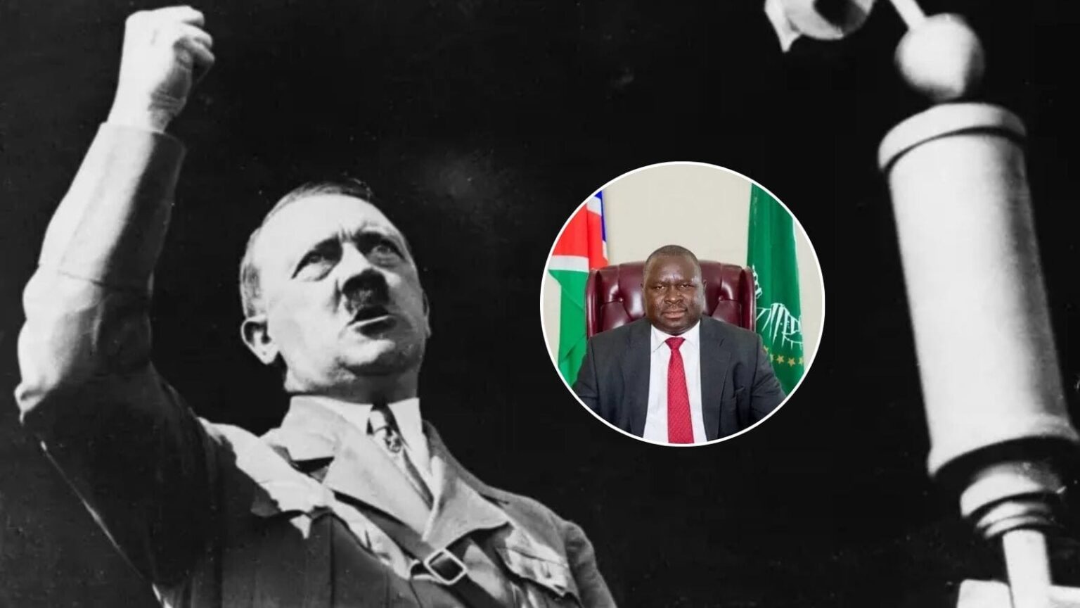 Black Adolf Hitler fights for re-election in the Namibian elections